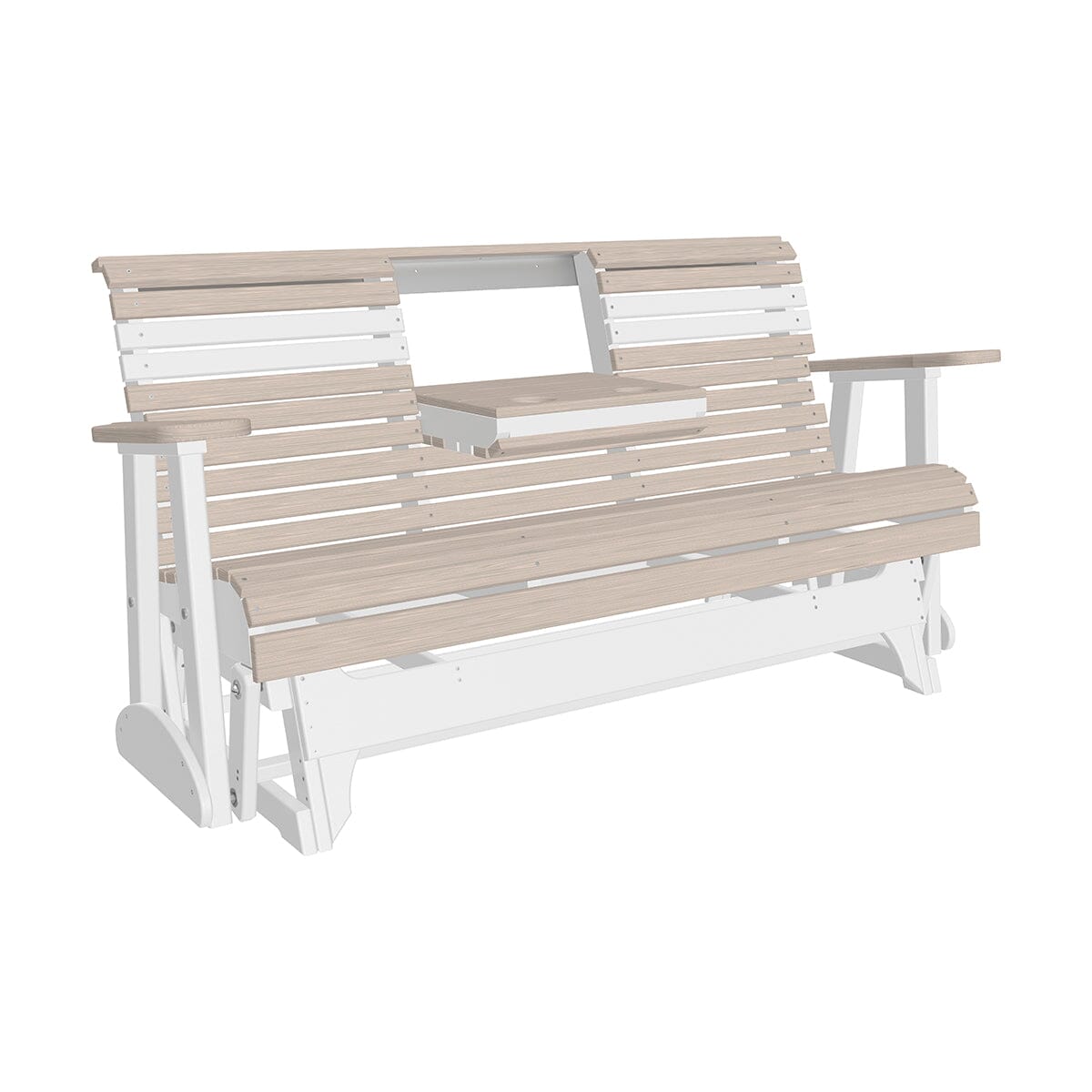 LuxCraft Poly 5' Plain Glider – Magnolia Porch Swings