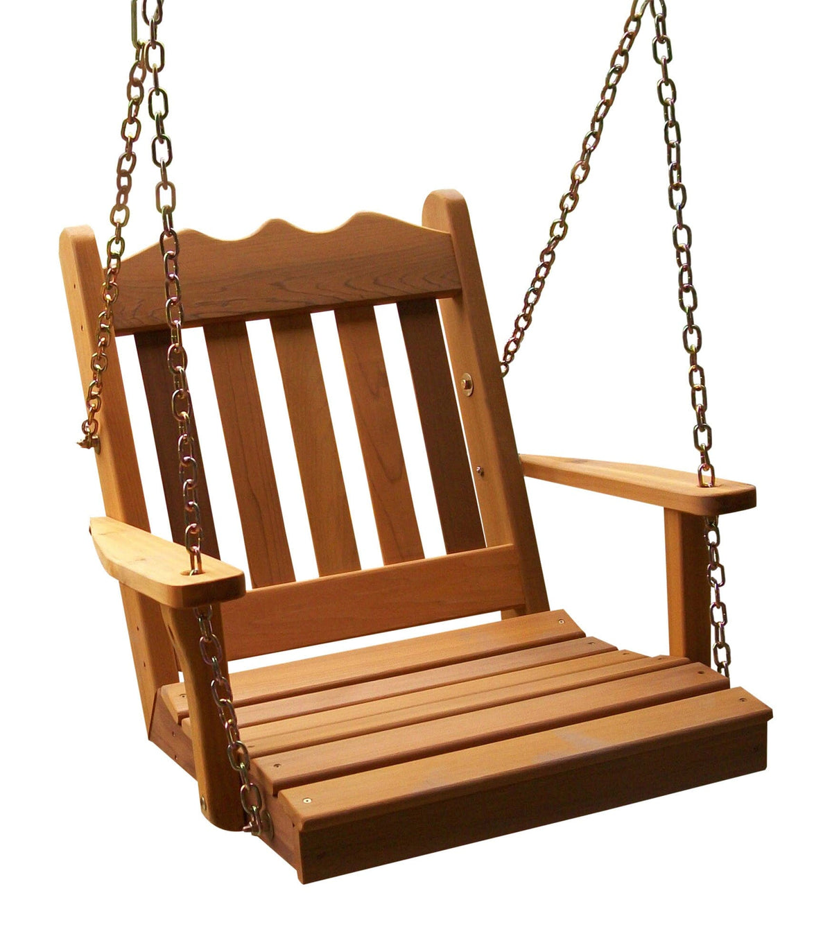 Royal English Cedar 2 Foot Chair Swing – Magnolia Porch Swings