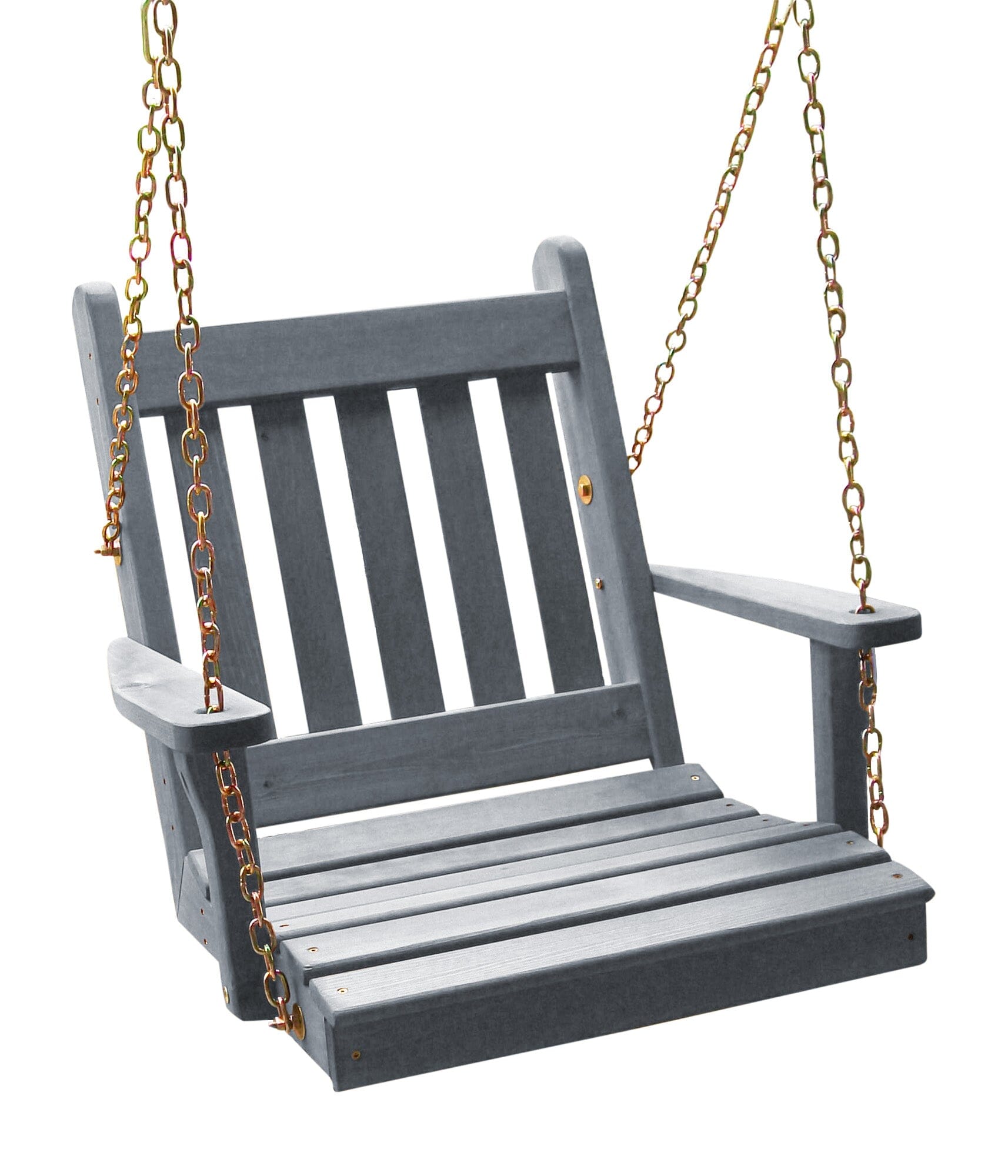 Cedar A-Frame & 2 Traditional English Chair Swings Set – Magnolia Porch ...