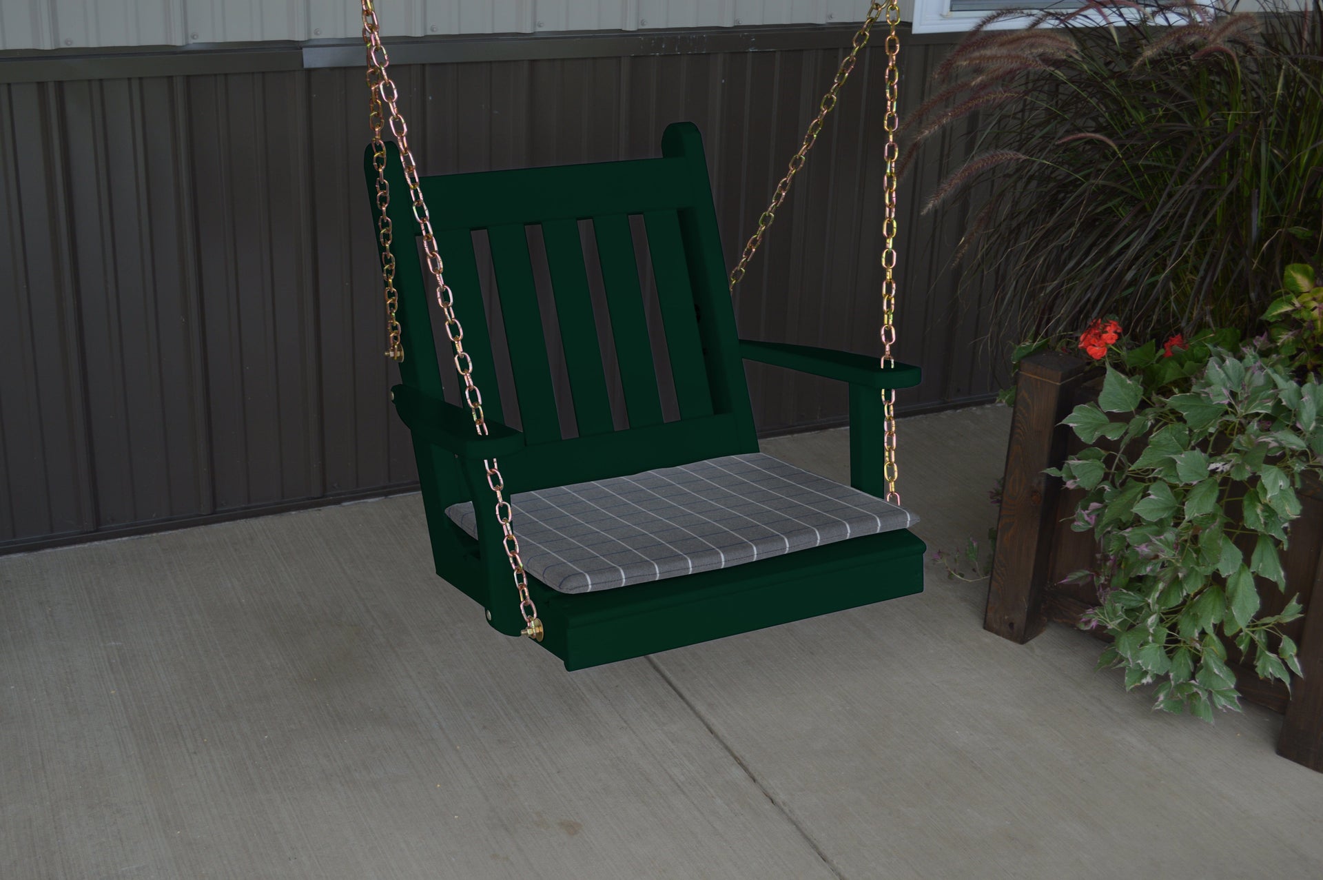 Traditional English Pine Chair Swing by A&L Furniture – Magnolia Porch ...
