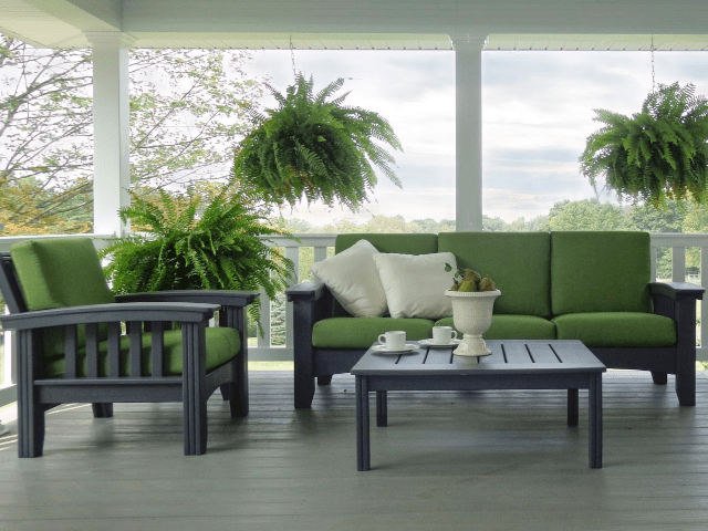 Mission Style Sofa Set - 4 Piece – Magnolia Porch Swings